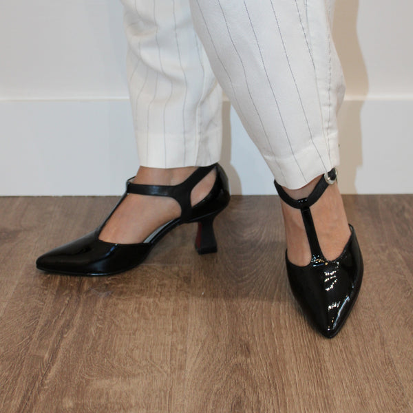 Glossy Black Leather High Heel | REF 3438 – Bucaro Shoes